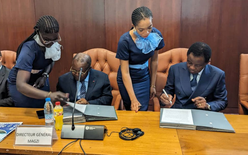 Signature de la convention entre la Magzi et les CVUC – MAGZI